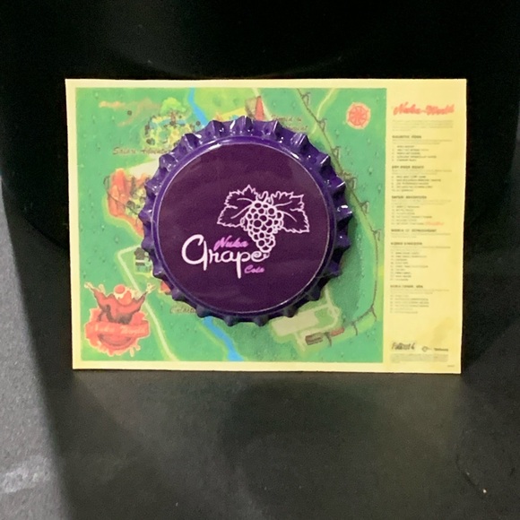 Fallout | Accessories | Fallout Nuka Cola Grape Cap Pin | Poshmark